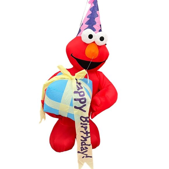 Sesame Street | Party Supplies | Sesame Street Elmo Airblown Inflatable ...